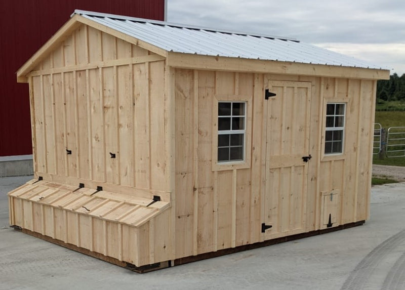 #405 Chicken Coop 10X12' – Maxwell Garden Centre