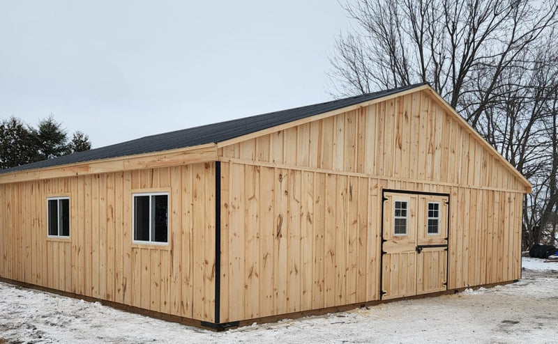 #HB490 36x36' Modular Horse Barn – Maxwell Garden Centre
